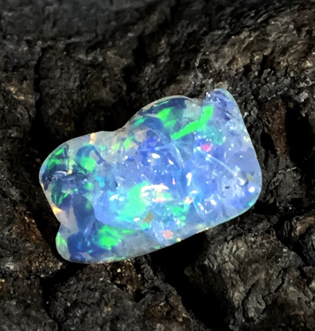2 Carat AAA Quality Blue Fire Natural Ethiopian Opal Polished Raw ...