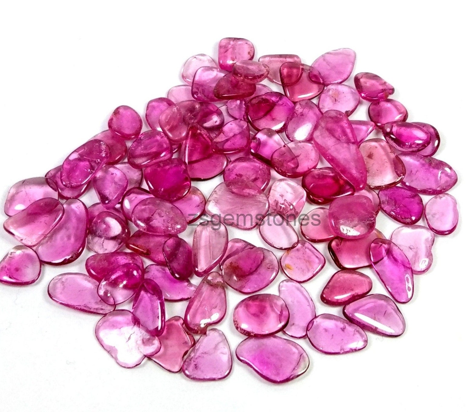 Gorgeous Natural Pink Tourmaline Slice Top Graded Pink Tourmaline ...