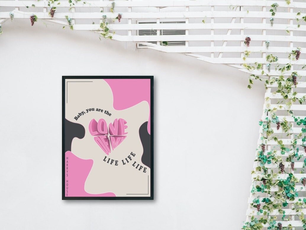 Harry Styles, Digital Wall Art Print, Digital Download, Harrys House ...