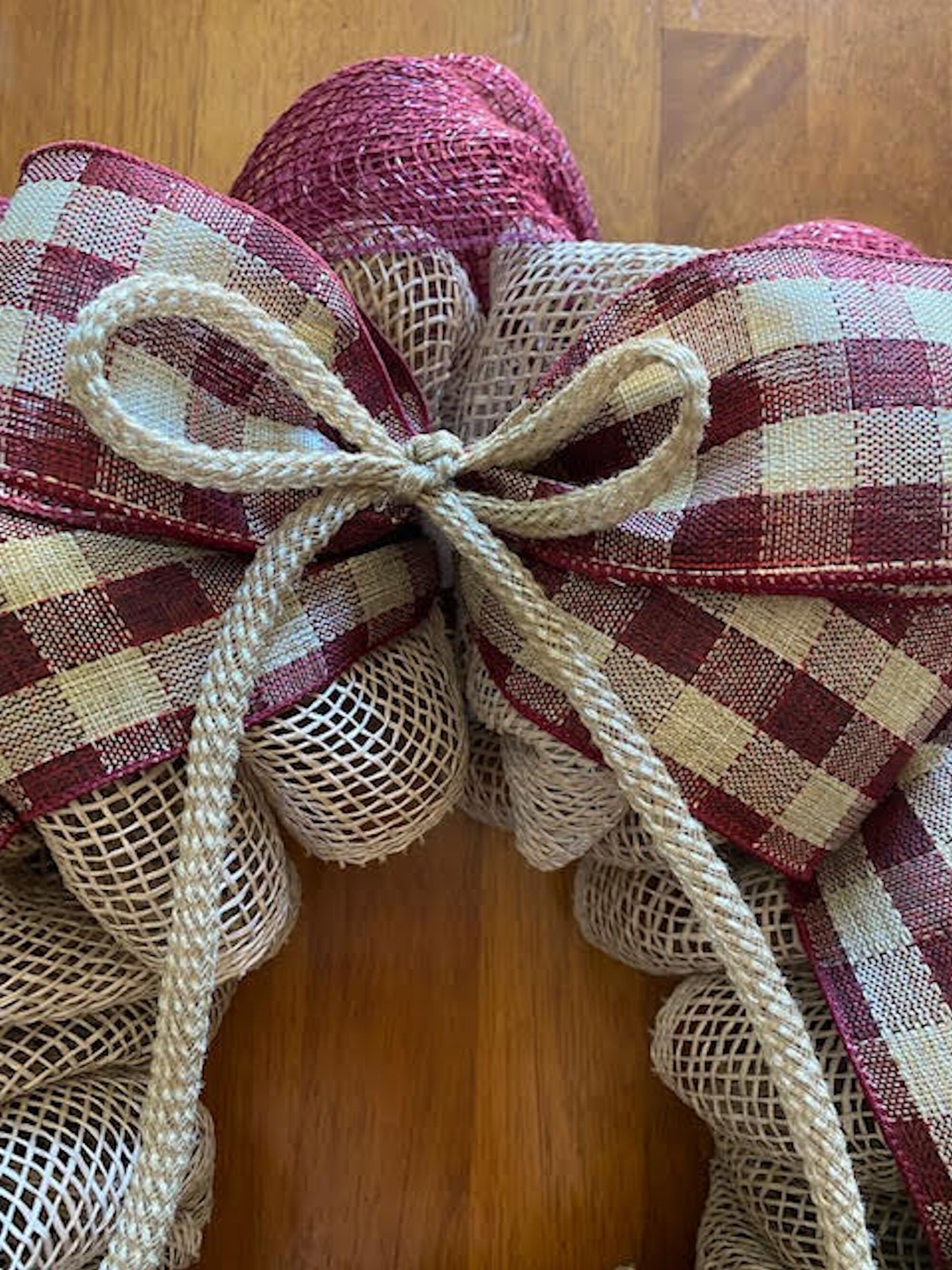 Primitive Blessings Wreath, Farmhouse Wreath, Primitive Wreath, Rustic ...