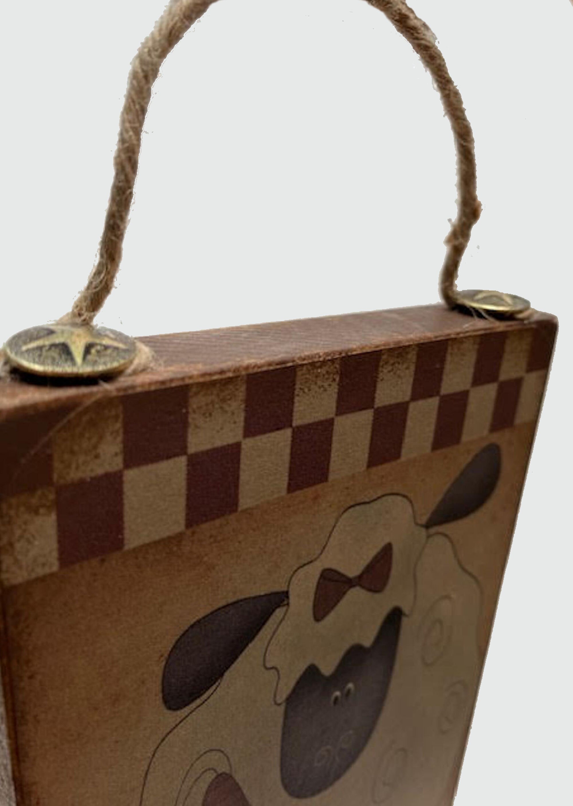 Primitive Sheep Plaque Sheep Sign Rustic Wood Plaque - Etsy