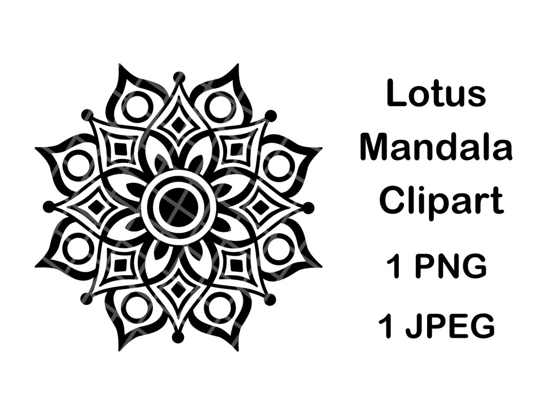 Mandala Clipart Beautiful Mandala Clipart Geometric Clipart Mandala ...