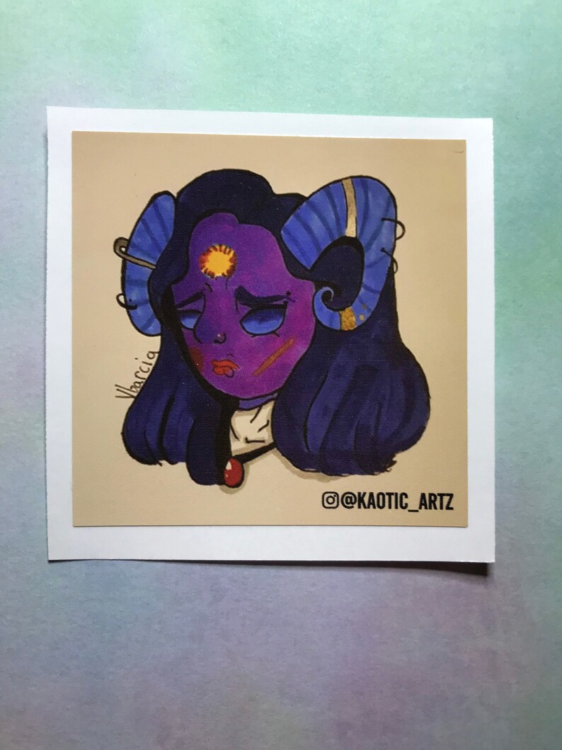 D&D Character Sticker | Etsy