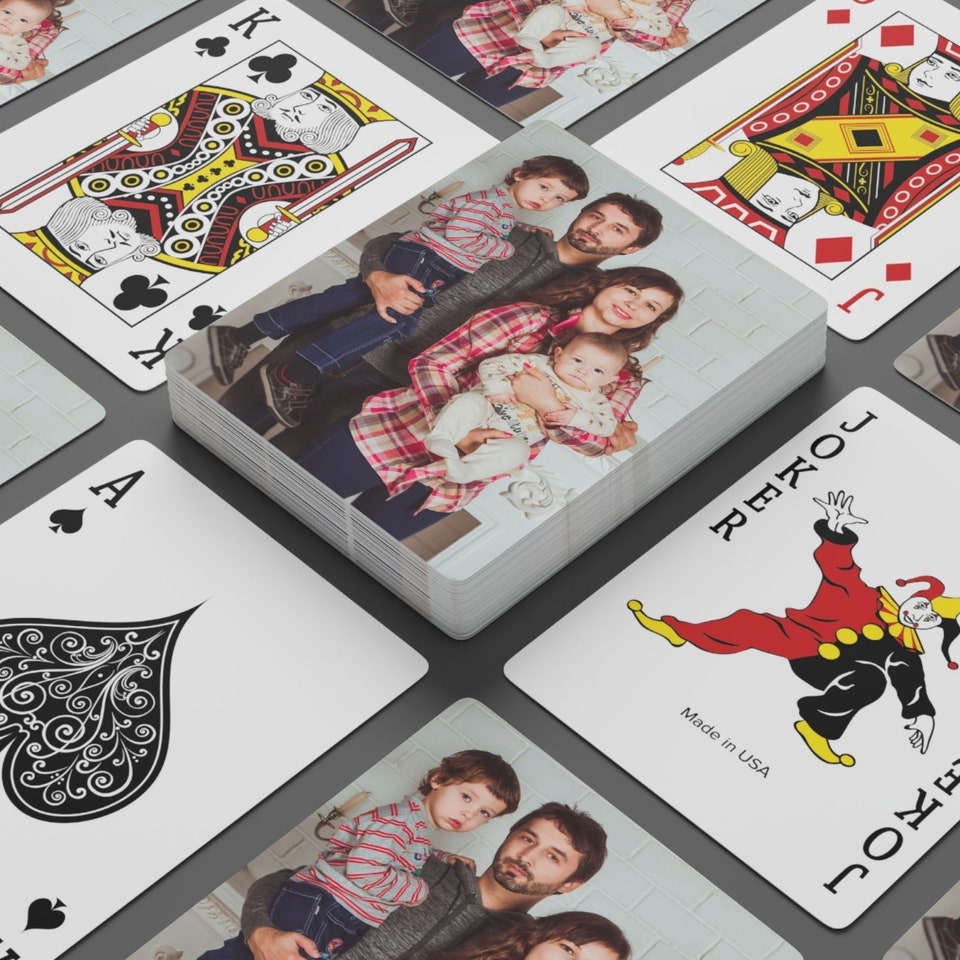 Personalized Poker Cards, Custom Playing Cards, Customize Picture ...