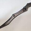 Shadowhunter Stele Black and Gold With Crystal Point - Etsy