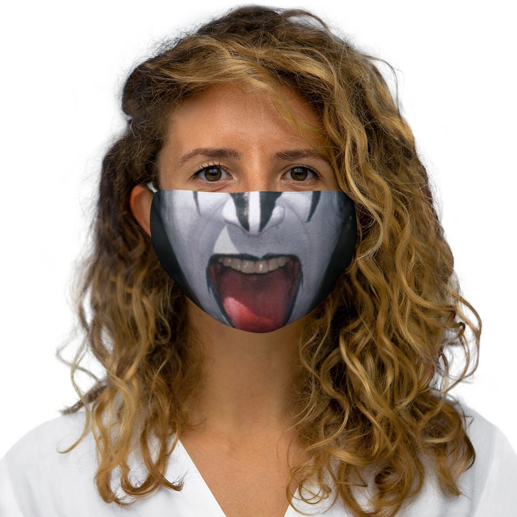 Gene Simmons Kiss Sublimation Face Mask Washable Reusable Etsy