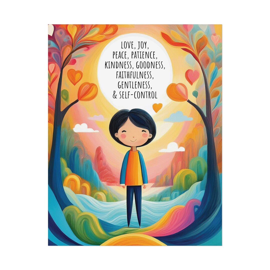 Fruit of the Spirit Rolled Poster | Love, Joy, Peace, Patience ...