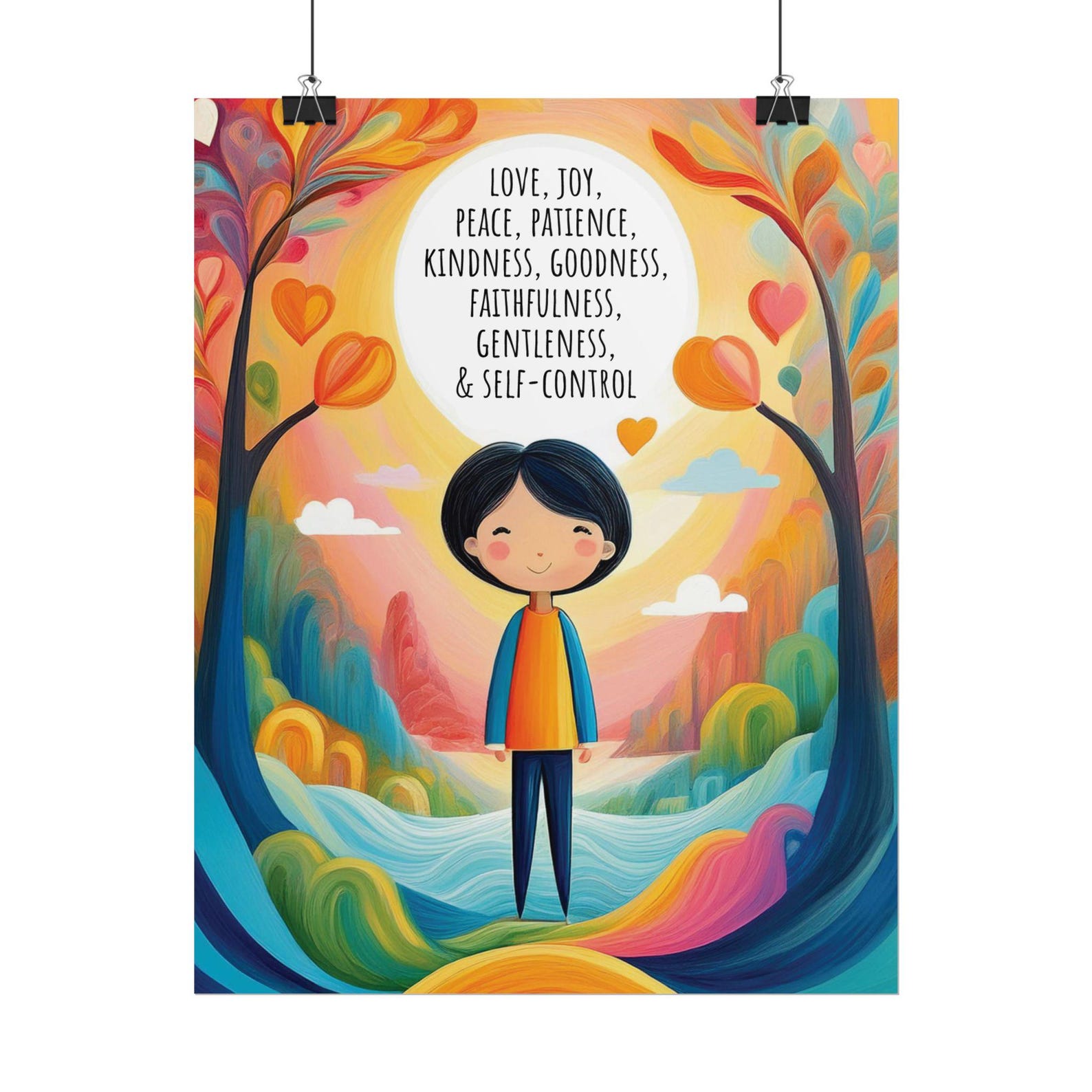 Fruit of the Spirit Rolled Poster | Love, Joy, Peace, Patience ...