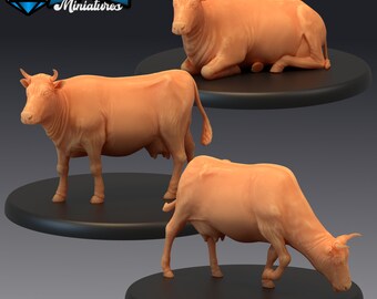 28mm Cow - Etsy