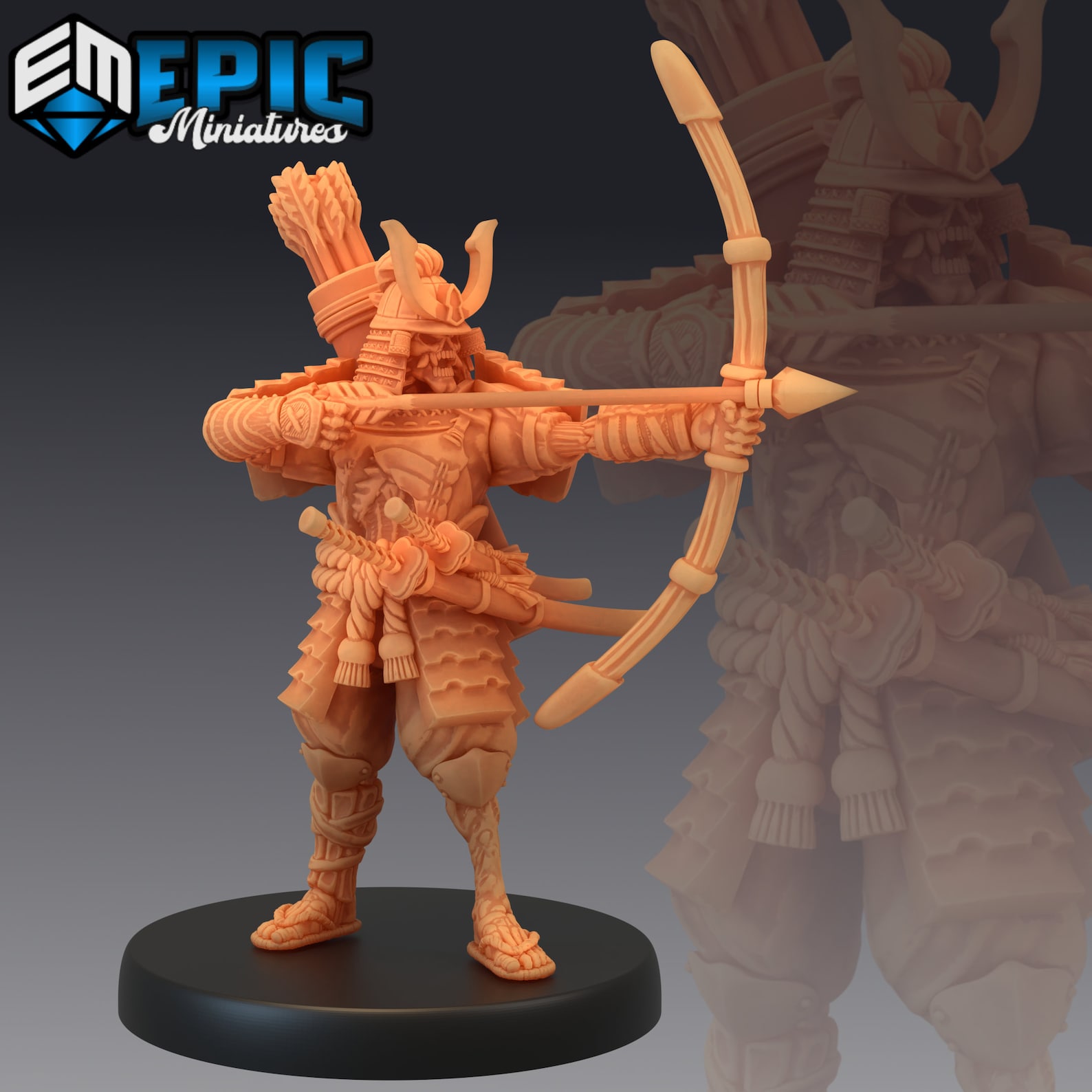Undead Samurai Samurai Samurai Miniature 28mm Samurai - Etsy