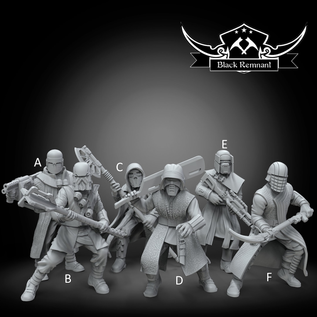 Ren Knights DMG Minis SW Legion Compatible 35mm Miniatures Sci Fi ...
