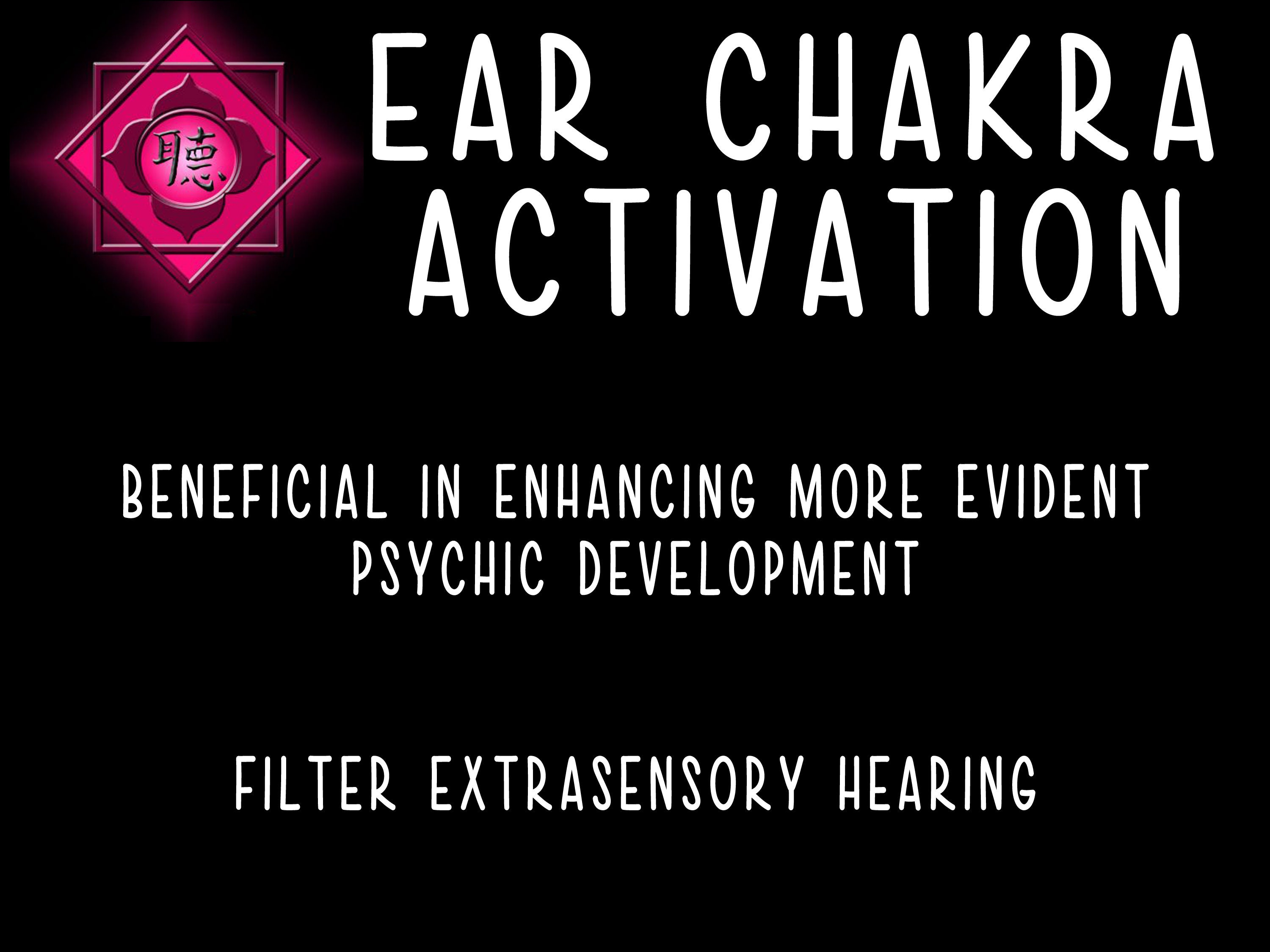Ear Chakras Activation: Positive Inner Guidance and Voice. PDF Guide ...