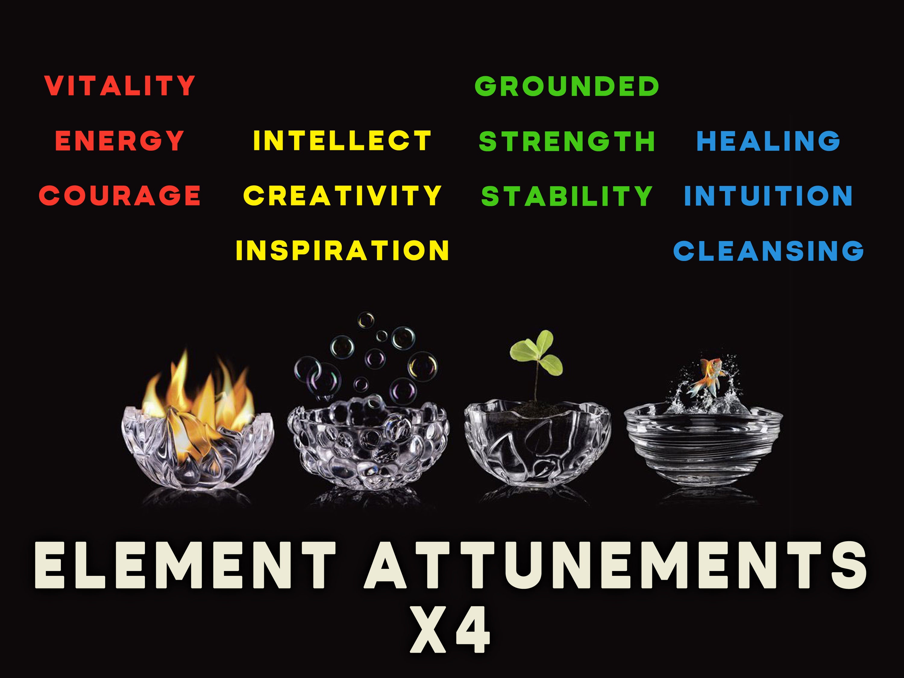 4 ELEMENTS ATTUNEMENTS: Earth, Water, Air, Fire. Learn How to Work With ...