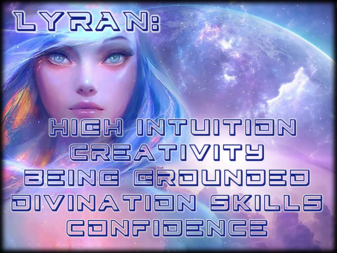 Lyran DNA Transmission + Personal Shamanic Reading, Divination Skills ...