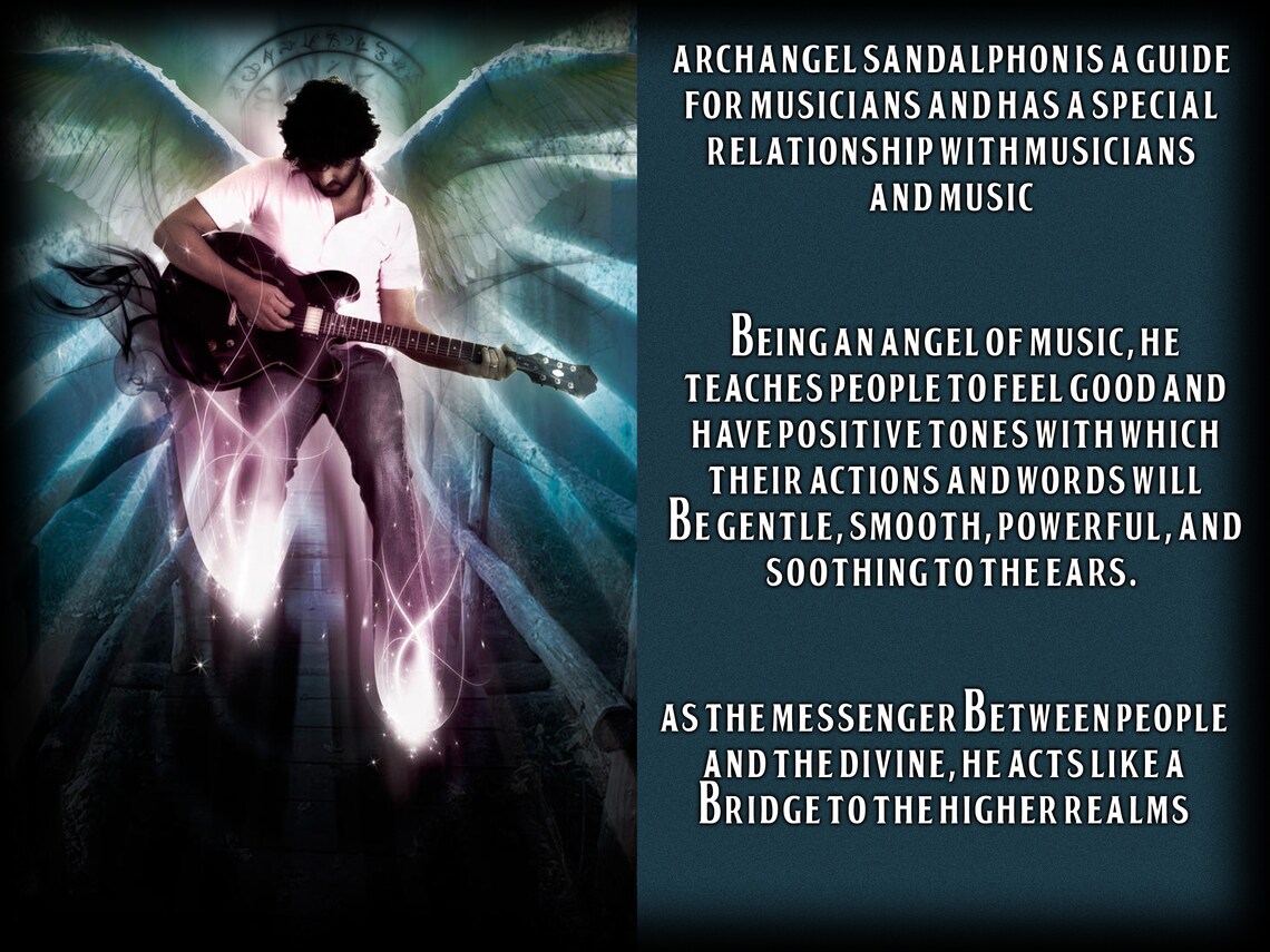 Archangel Sandalphon Attunement: Angel of Music, Helps With Emotional ...
