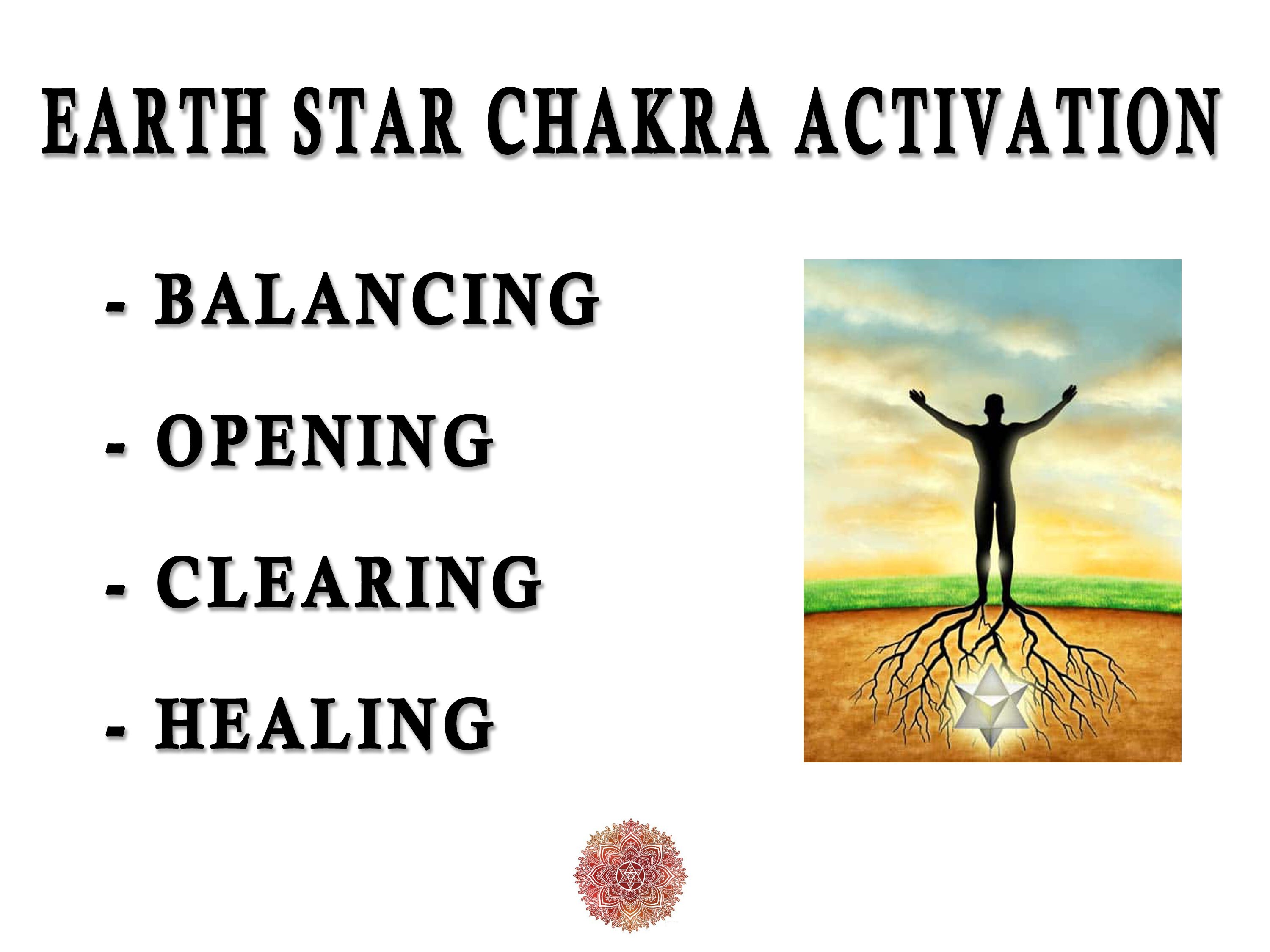 Activate Earth Star Chakra, Grounding, Balance & Stability, Certificate ...