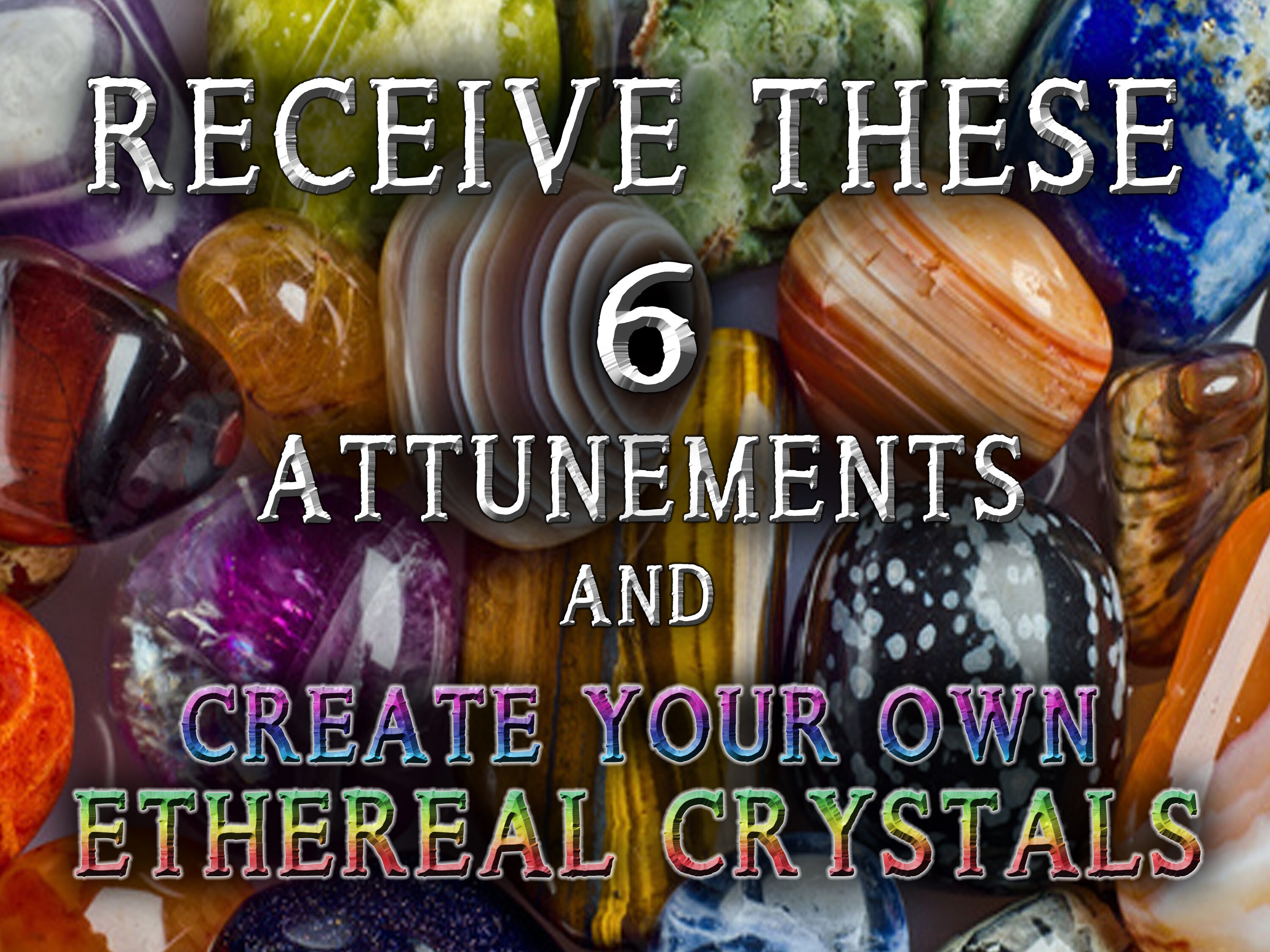 Ethereal Crystal Attunements 1 to 6 : Gem Elixirs, Place Gemstones in ...
