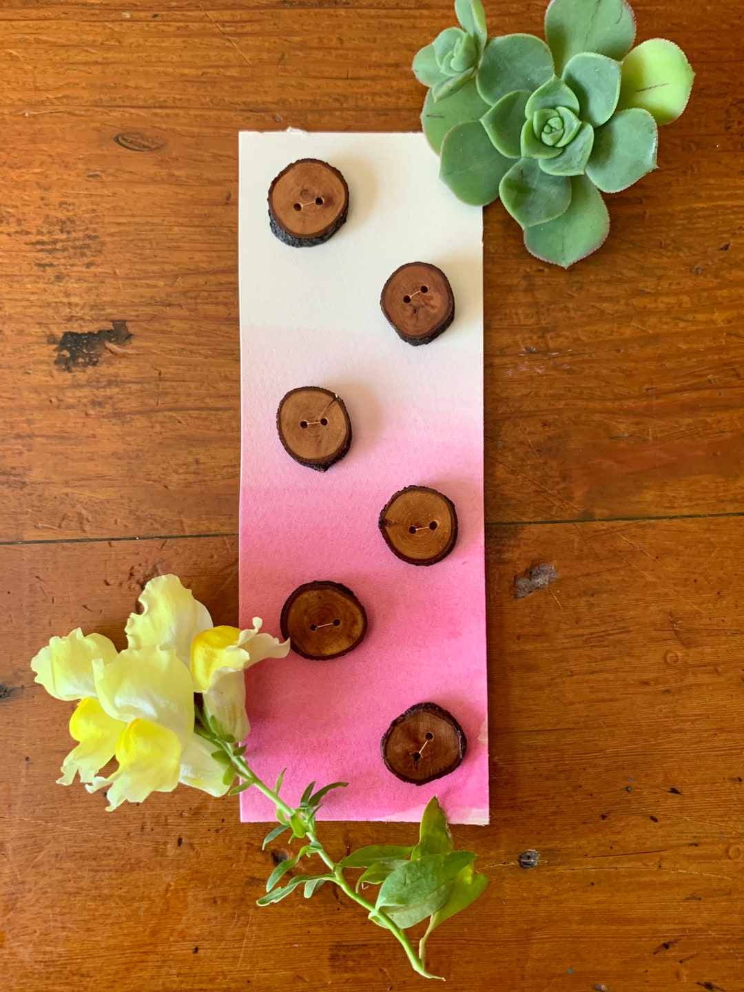 Handmade Tasmanian Native Cherry Buttons - Small - Etsy