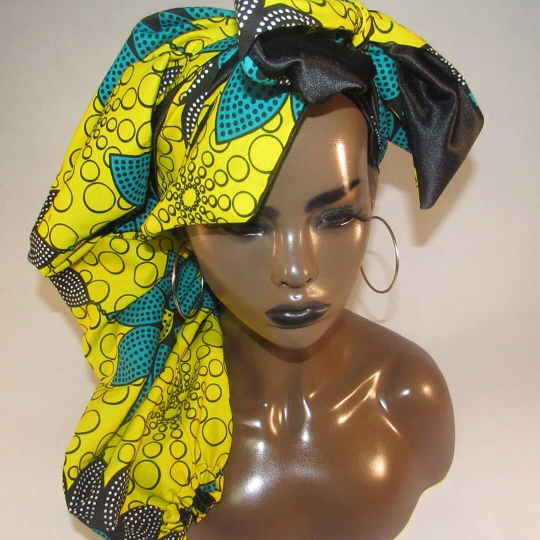 Jumbo tie Satin Braids and Dreads Bonnet - Etsy
