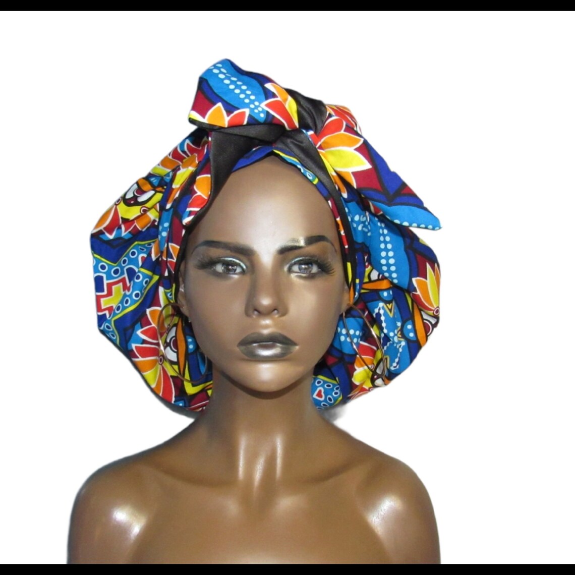 Jumbo tie Satin Braids and Dreads Bonnet - Etsy