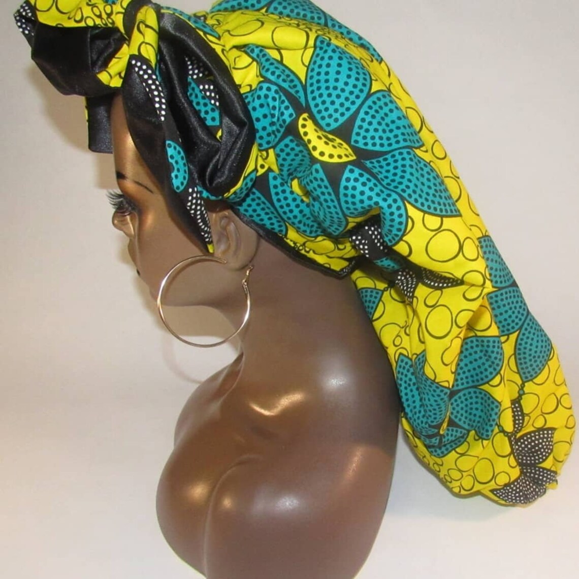 Jumbo tie Satin Braids and Dreads Bonnet - Etsy