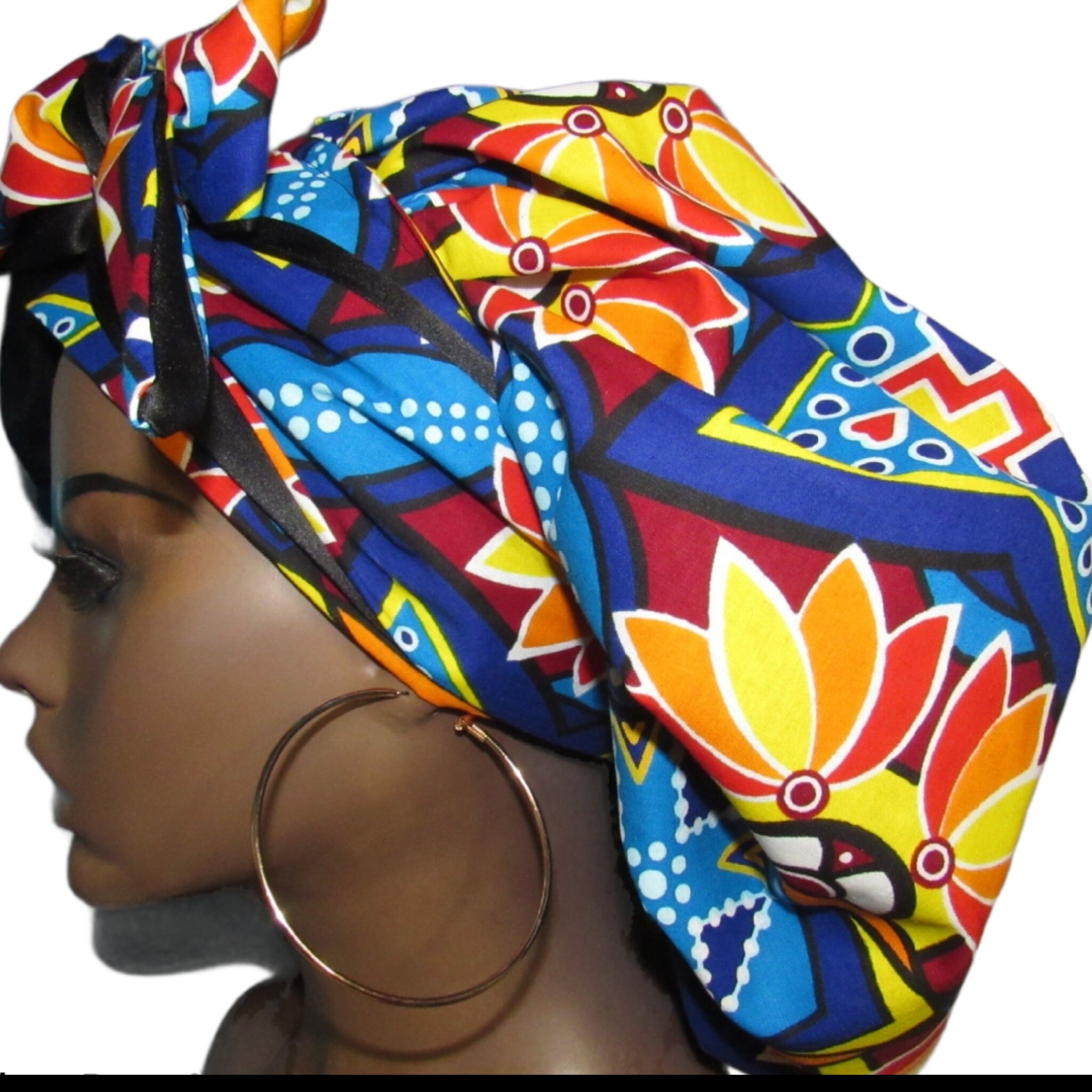 Jumbo tie Satin Braids and Dreads Bonnet - Etsy