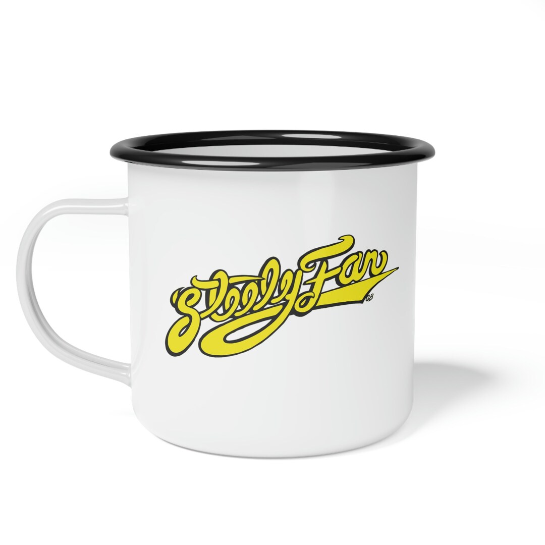 Steely Fan Enamel Camp Cup - Etsy