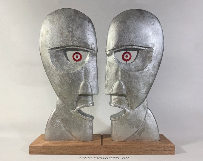 Division Bell Pink Floyd Sculpture Heads - Etsy