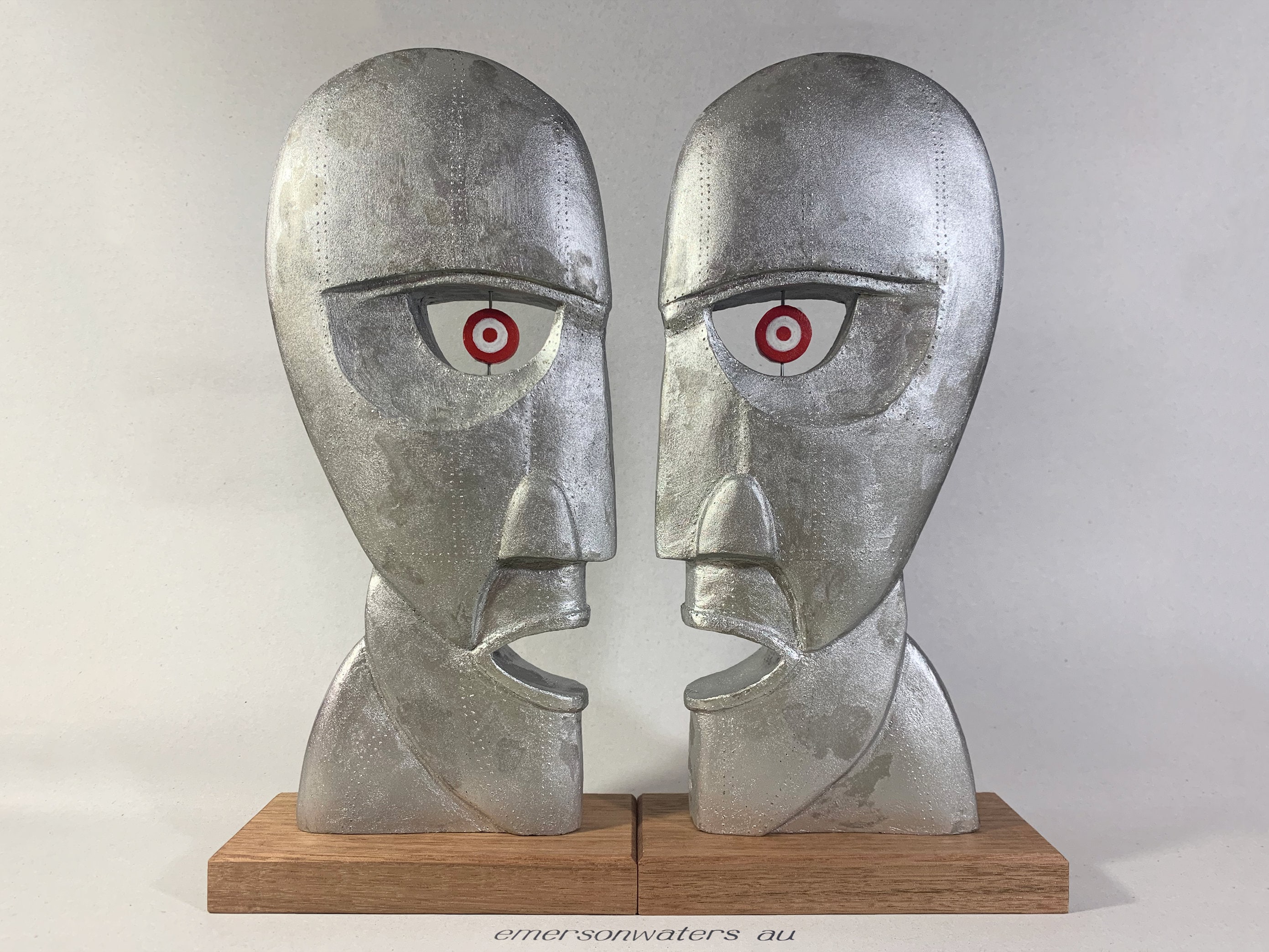 Division Bell Pink Floyd Sculpture Heads - Etsy Australia