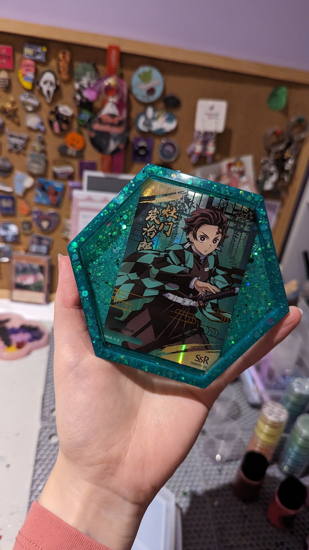 Demon Slayer Resin Coasters custom Orders Read Desc - Etsy