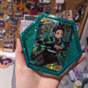Demon Slayer Resin Coasters custom Orders Read Desc - Etsy