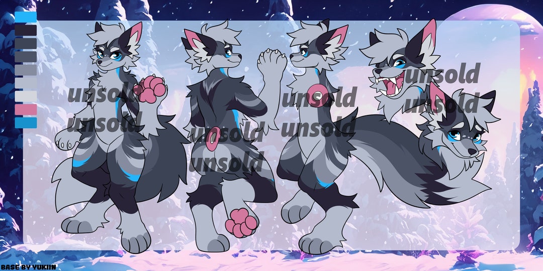 Wolf Canine Adoptable LINK IN DESCRIPTION - Etsy