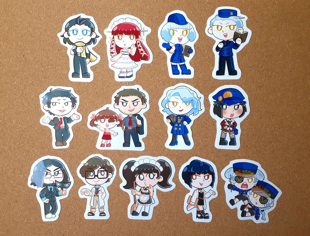 Persona Side Characters Stickers - Etsy