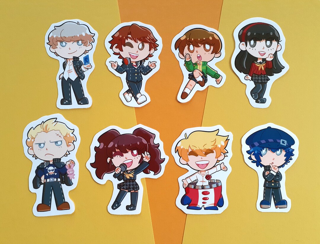 Persona 4 Stickers - Etsy