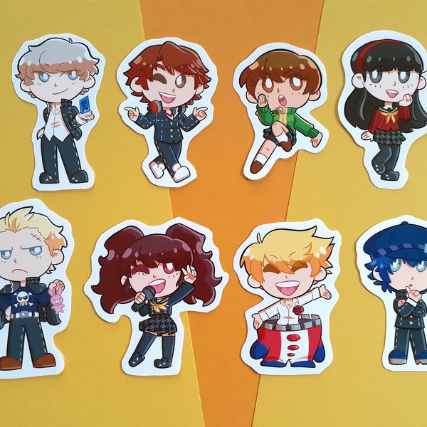 Persona 4 Stickers - Etsy