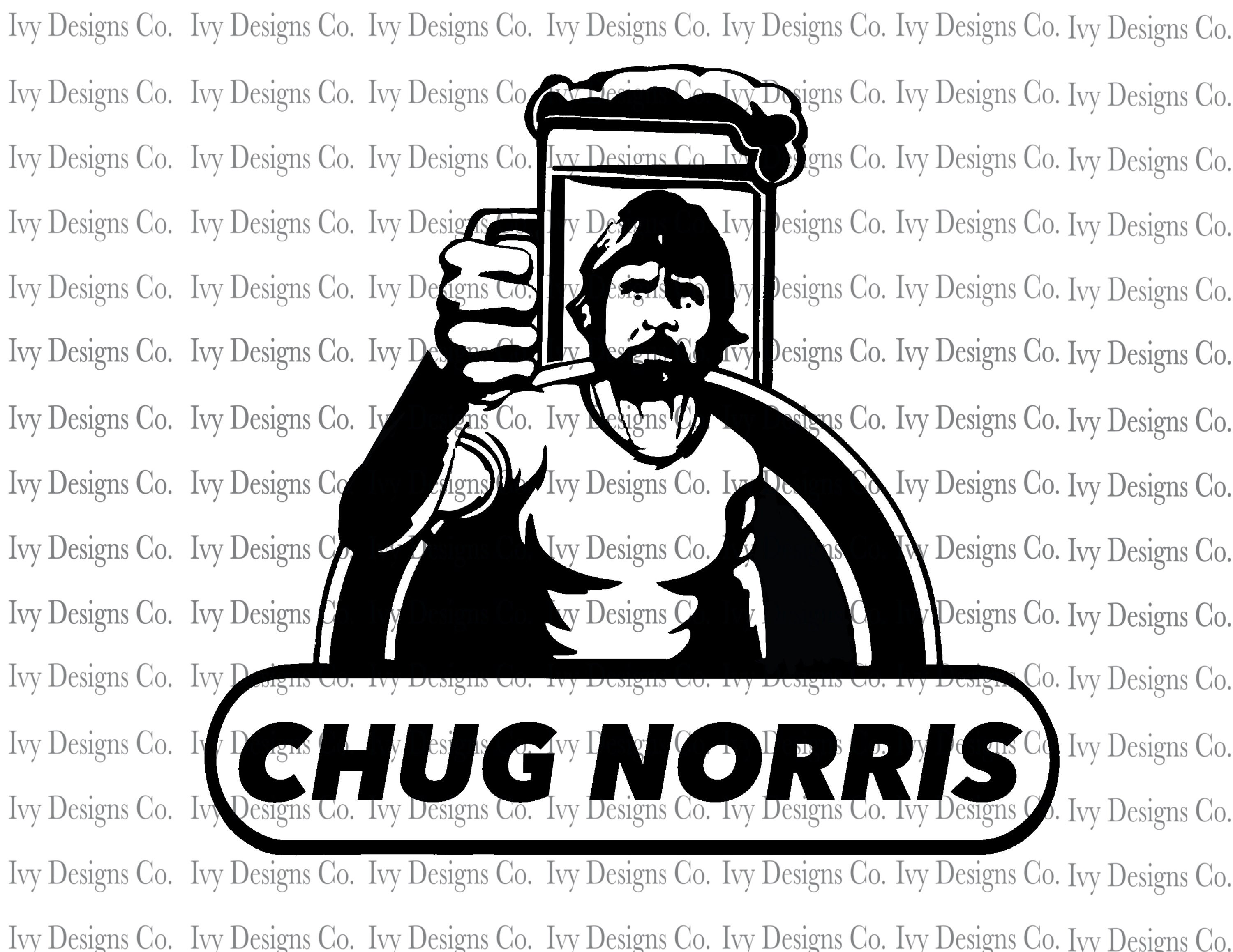Chug Norris Digital File | SVG | PNG | Laser Engraving/ Cricut ...