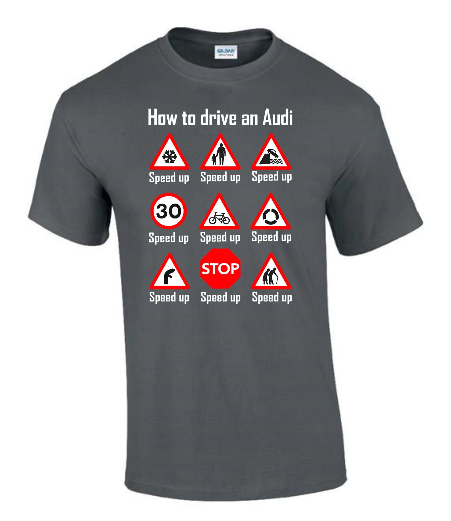 Audi Shirt, How to Drive an Audi, Car T-shirts, Audi Gifts, Joke Audi ...