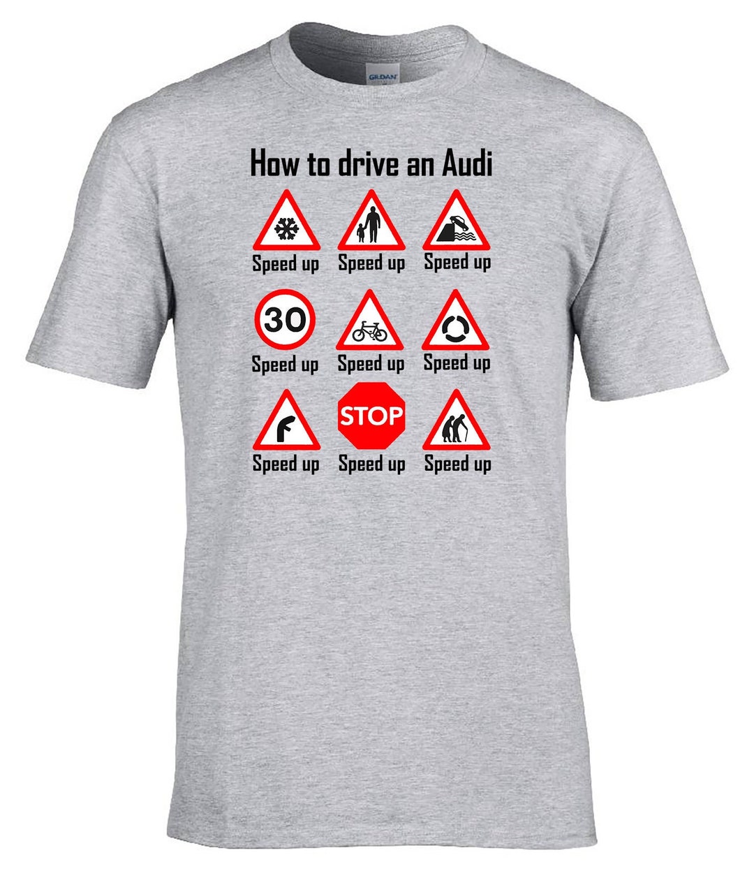 Audi Shirt How to Drive an Audi Car T-shirts Audi Gifts - Etsy