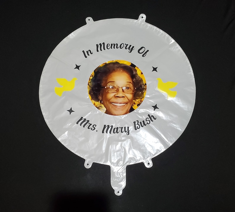 Personalized Balloons, Memorial Balloons, Custom Balloons, Anniversary ...