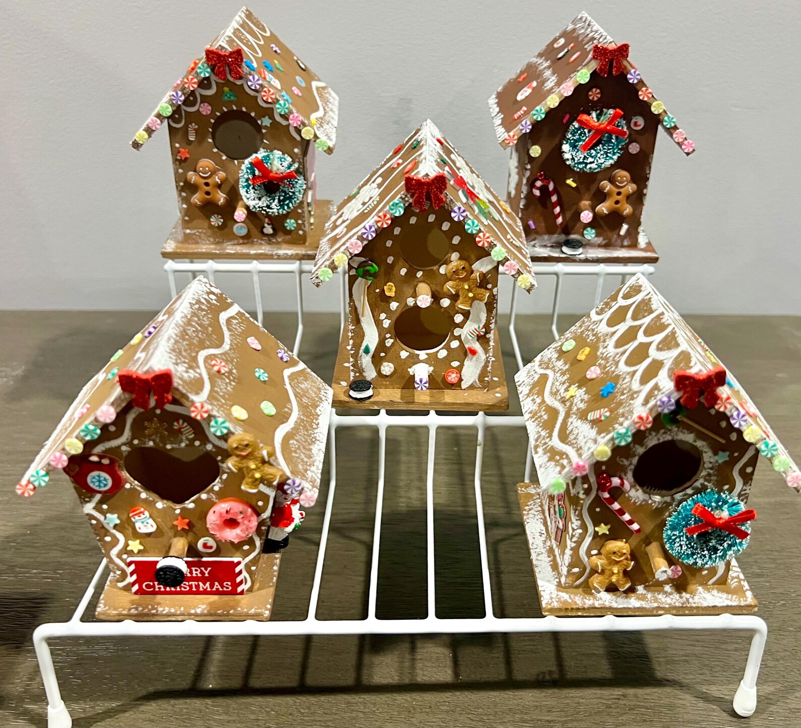 Hand Painted Gingerbread House Christmas Holiday Decor - Etsy