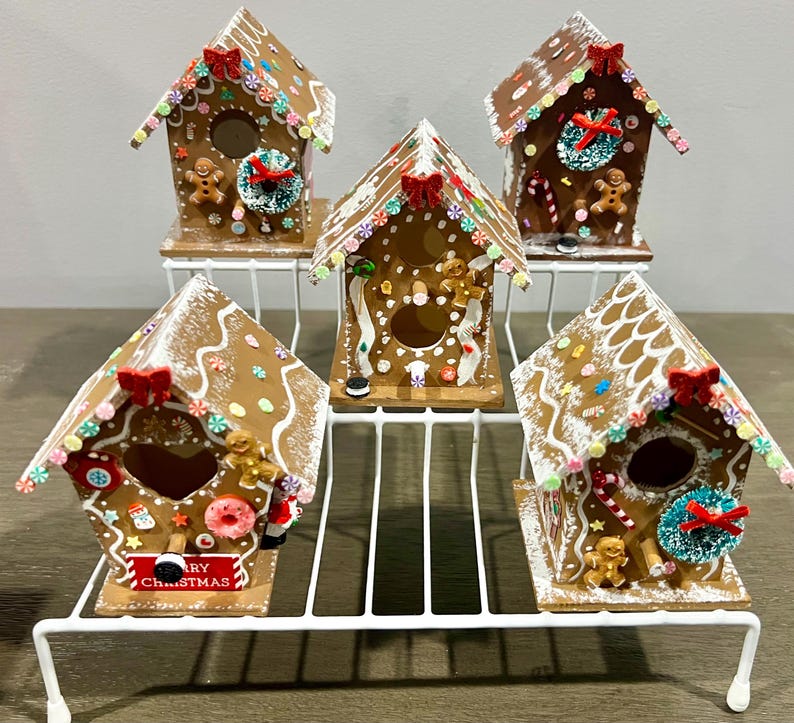 Hand Painted Gingerbread House Christmas Holiday Decor - Etsy