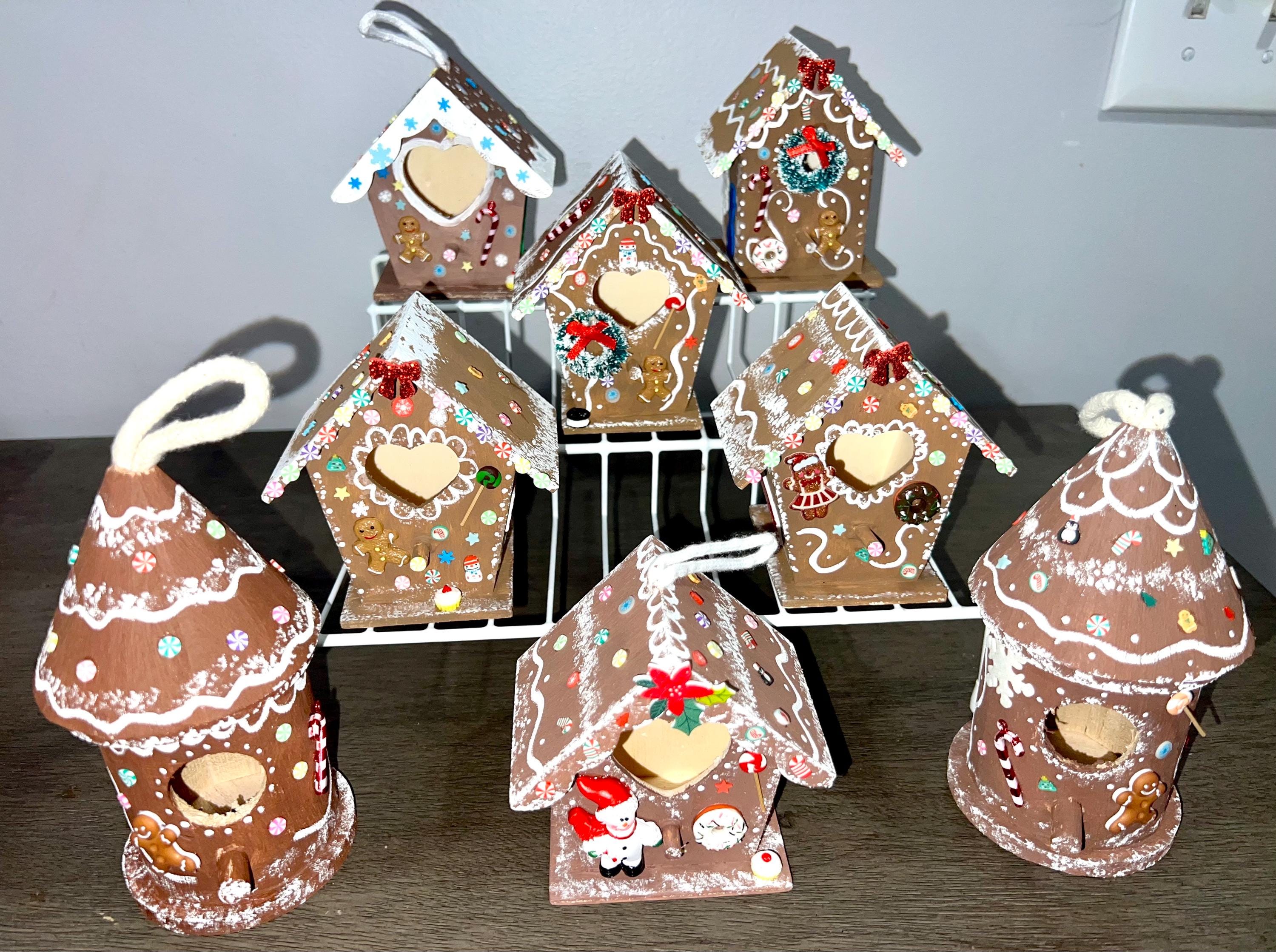 Hand Painted Gingerbread House Christmas Holiday Decor - Etsy
