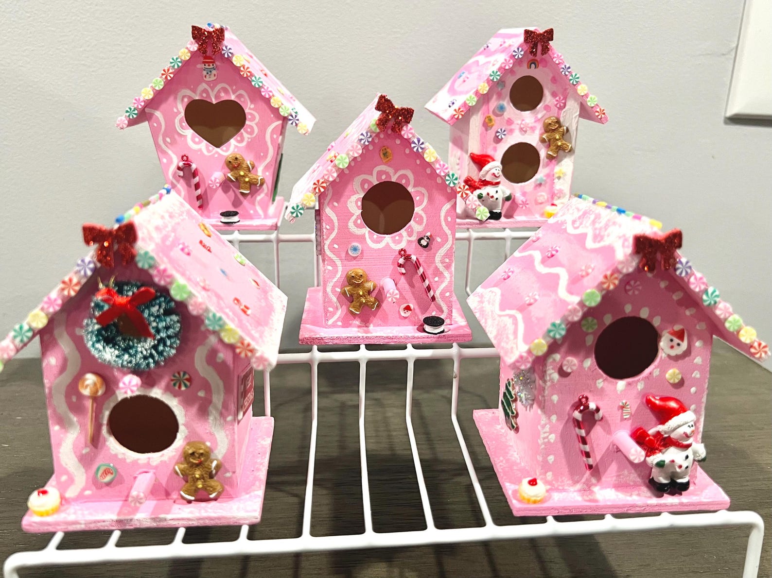 Hand Painted Gingerbread House Christmas Holiday Decor - Etsy