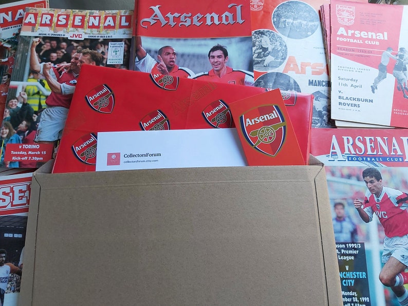 Arsenal Gifts 5 Football Programmes From the 1970's - Etsy UK