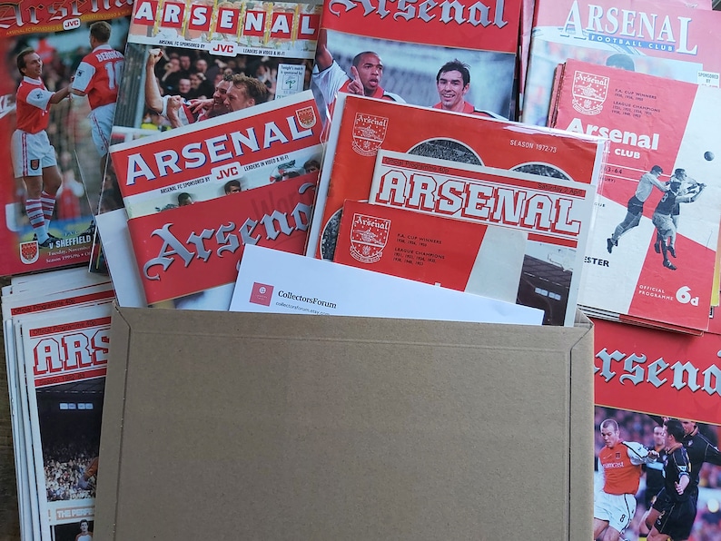 Arsenal Gifts 5 Football Programmes From the 1970's - Etsy UK