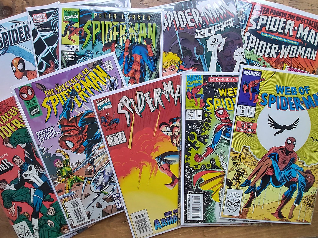 Vintage Marvel Spider-man Comic Book Bundle, Collectible Gifts - Etsy UK