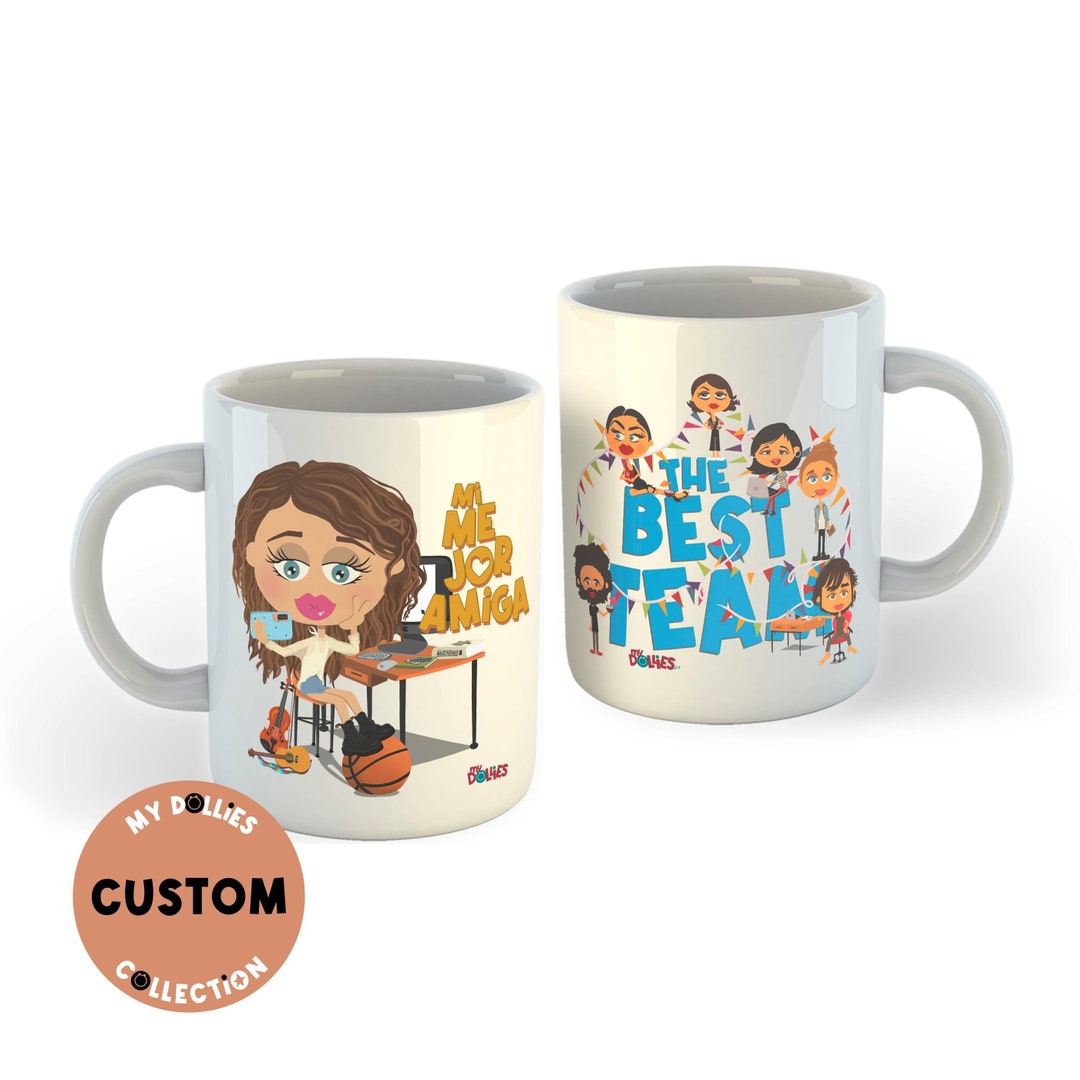 Personalized Mug, Best Friend, Pet Portrait, Children, Christmas ...