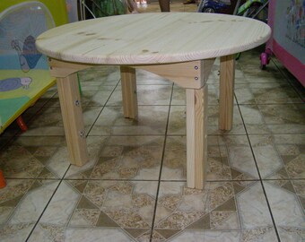 Round Kids' Table - Etsy