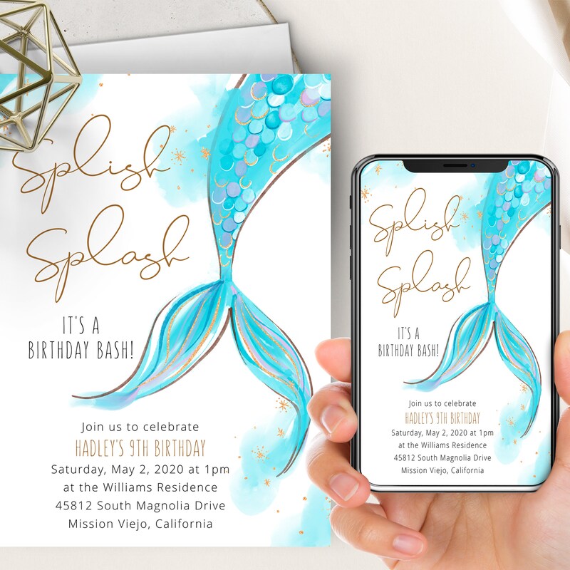 Mermaid Pool Party - Etsy