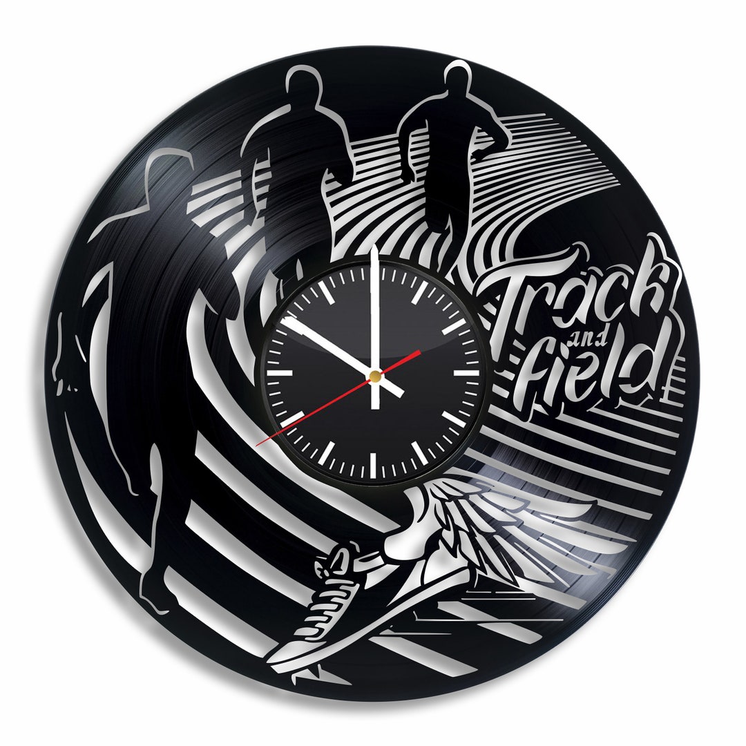 Track and Field Gifts Coach Clock, Cross Country Running Gifts, Track ...